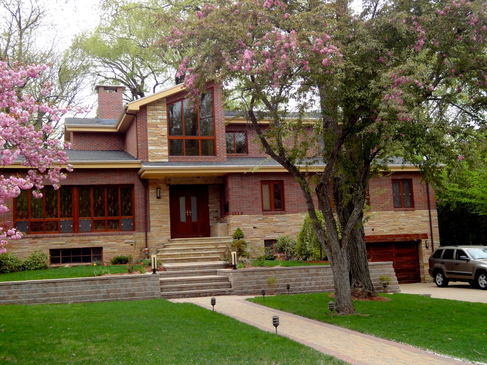 Contemporary House in Brookline, MA - Contemporary - Exterior - Boston ...