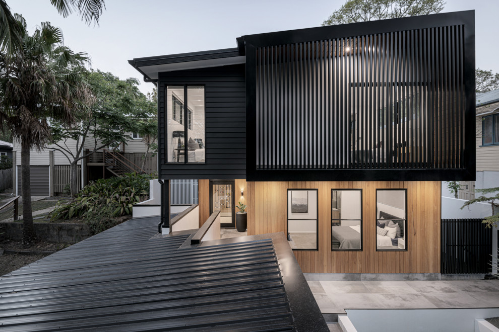 Contemporary New Home - Contemporary - Exterior - Brisbane - by Synergy ...