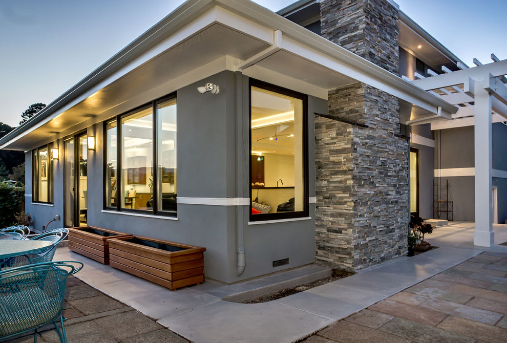 Contemporary Prairie Style Addition + Remodel - Contemporary - Exterior ...