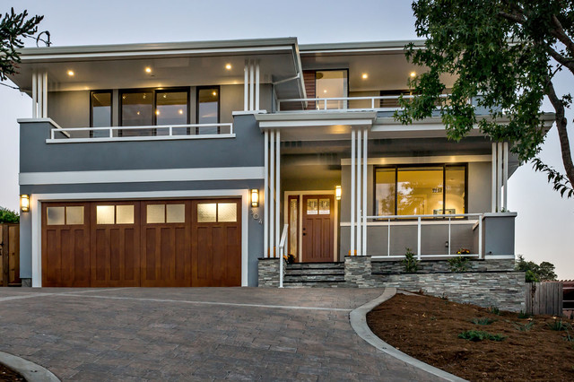 Contemporary Prairie Style Addition + Remodel - Contemporary - House ...