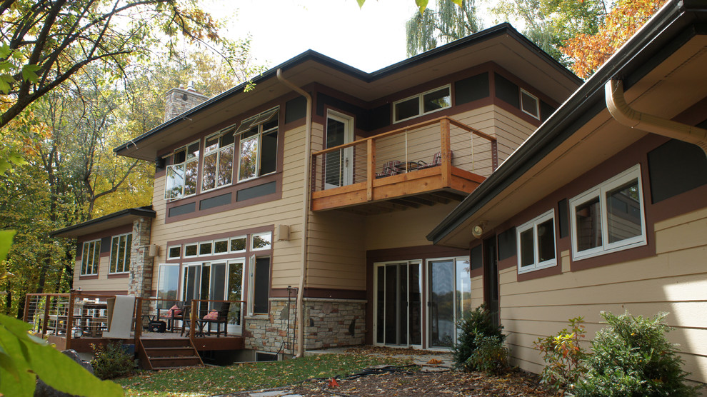 Contemporary Prairie Style Makeover - Traditional - House Exterior ...