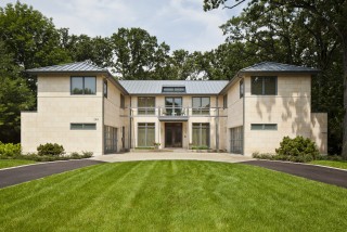 Contemporary Retreat Front Elevation - Contemporary - Exterior ...