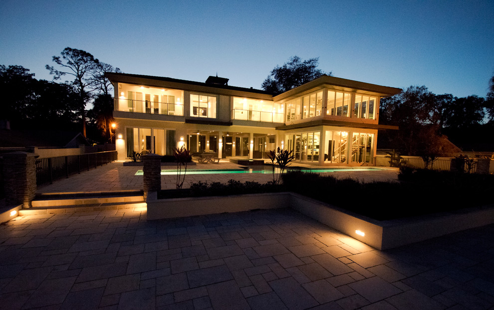 Contemporary Riverfront Home - Contemporary - Exterior - Orlando - by ...