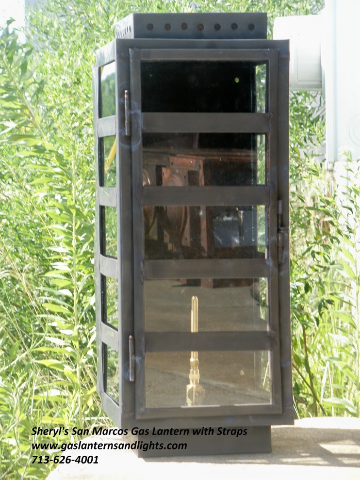 Contemporary San Marcos Gas Lanterns by Sheryl Stringer - Contemporary ...