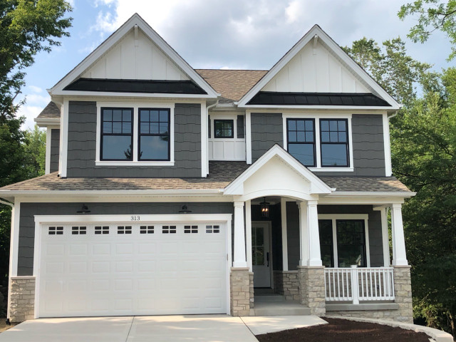 Contemporary Shingle Style Exterior - Façade - Chicago - par Morgan ...