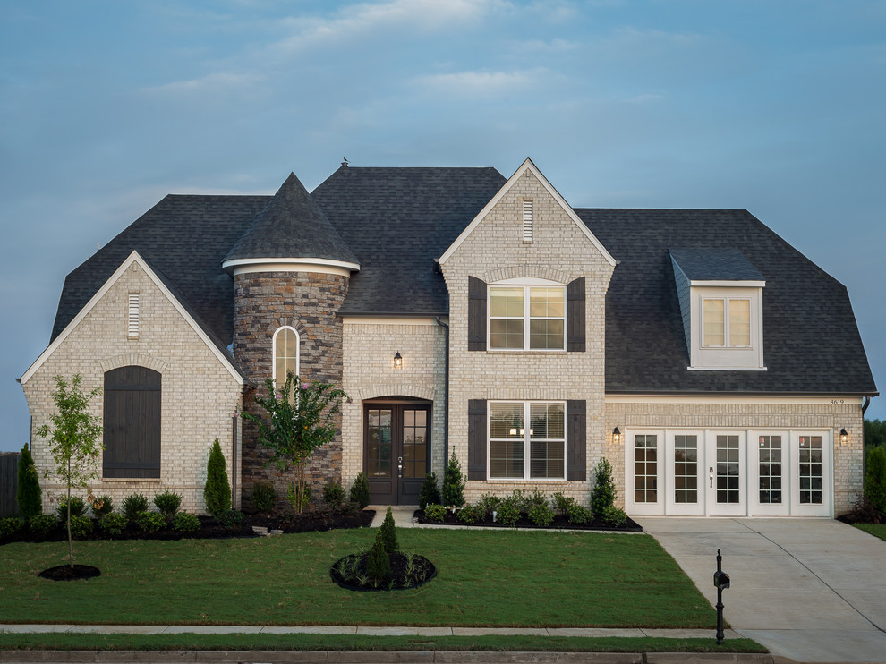 Contemporary Turret Home - Transitional - Exterior - Other - by ...