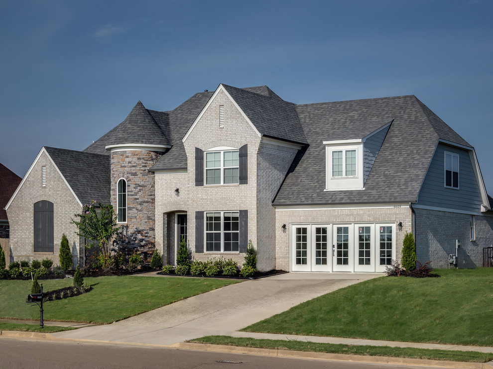 Contemporary Turret Home - Transitional - Exterior - Other - by ...