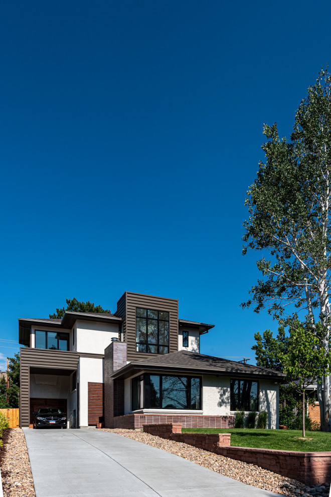 CONTEMPORARY UPDATE TO 50'S SPLIT LEVEL - Modern - Exterior - Denver ...