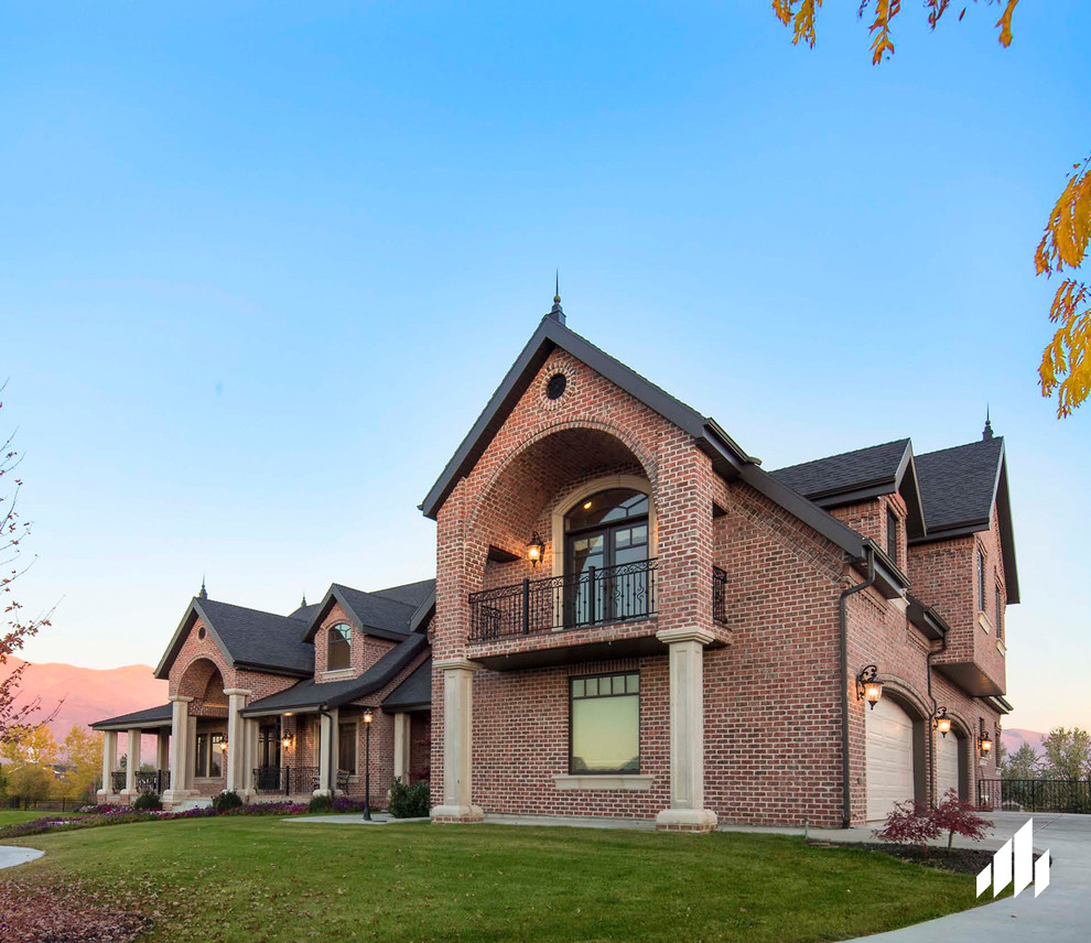 Contemporary Utah Brick Home - Contemporary - Exterior - Other - by ...