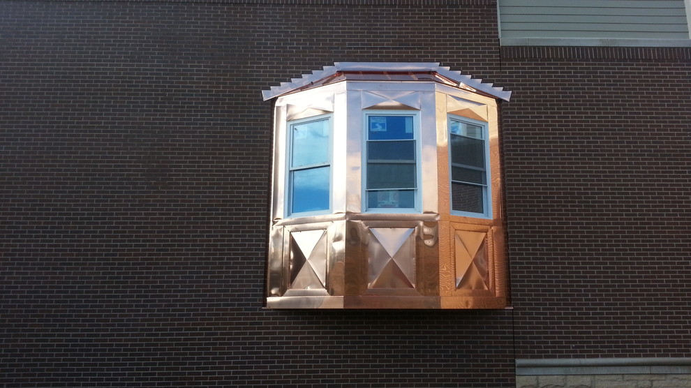 Copper Bay Windows & Copper Soffit Fascia - Chicago, IL - Modern ...