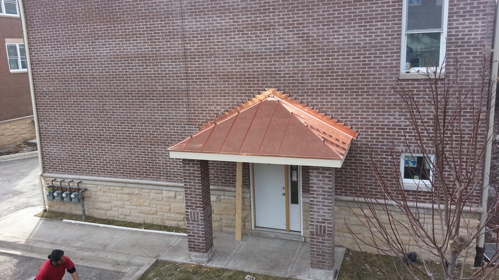 Copper Bay Windows & Copper Soffit Fascia - Chicago, IL - Modern ...