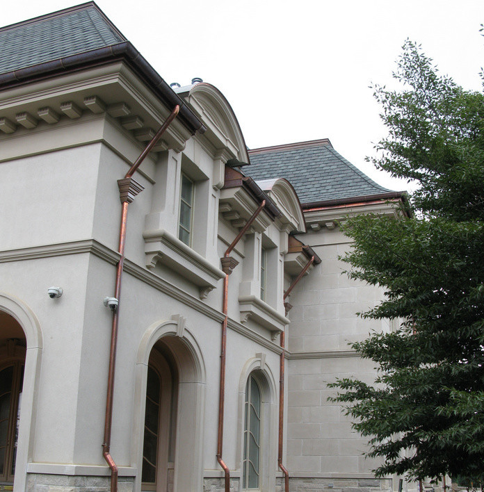 Copper Downpipe - Traditional - Exterior - Toronto - by Copperworks ...