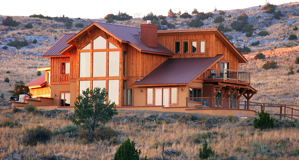 Copper Finish Standing Seam Roofing - Rustic - Exterior - Other - by ...