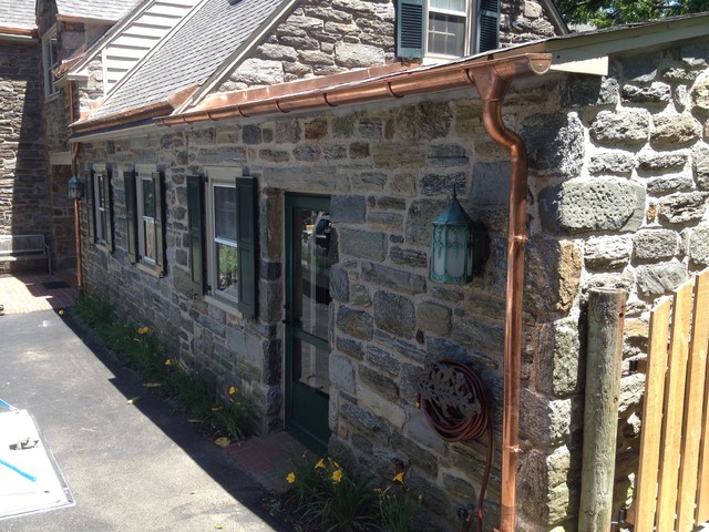 Copper Gutters and CertainTeed Landmark Weathered Wood Shingles ...