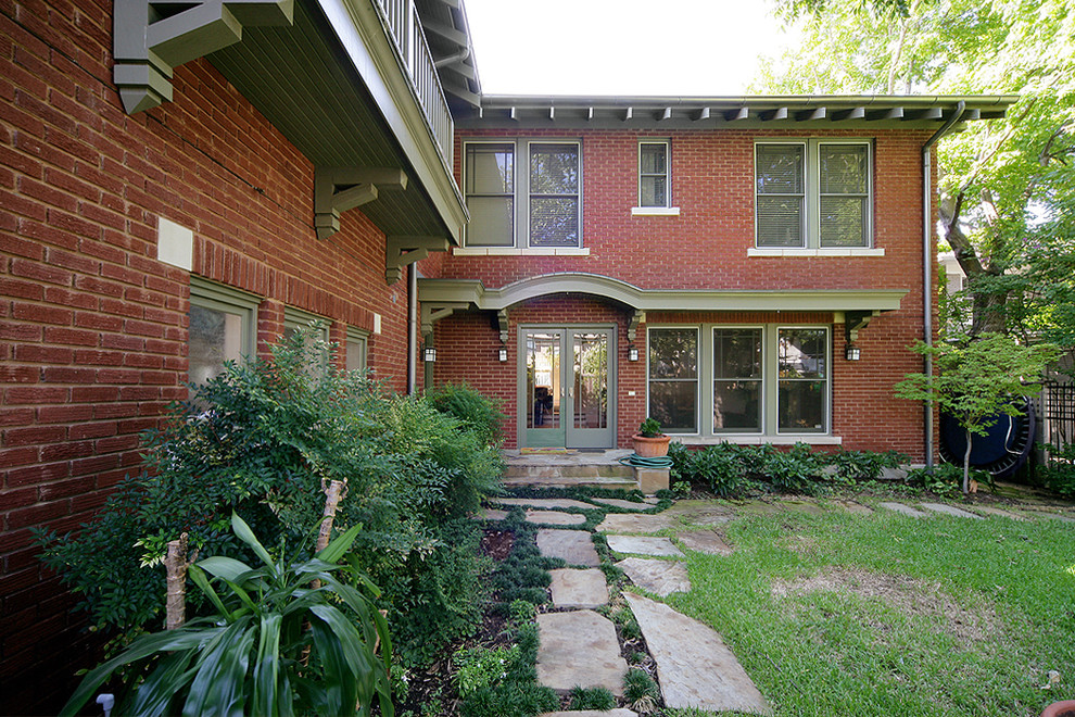 Cornell House - Traditional - Exterior - Dallas - by Domiteaux Garza ...