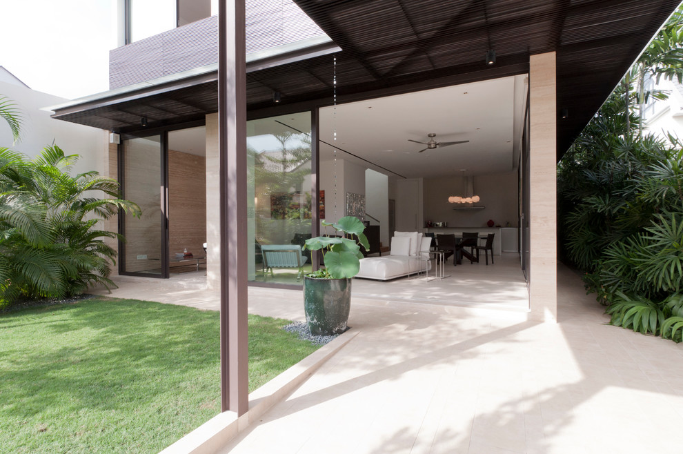 Corner Terrace House @ Bloxhome Drive - Singapore - Modern - Exterior ...