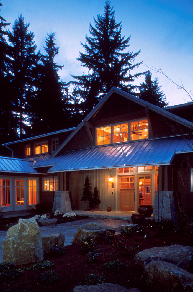 Cougar Mountain Retreat - Rustic - House Exterior - Seattle - by ...