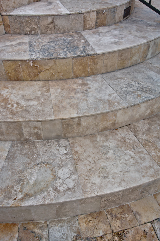 Country Classic Travertine Tiles - Traditional - Exterior - Other - by ...