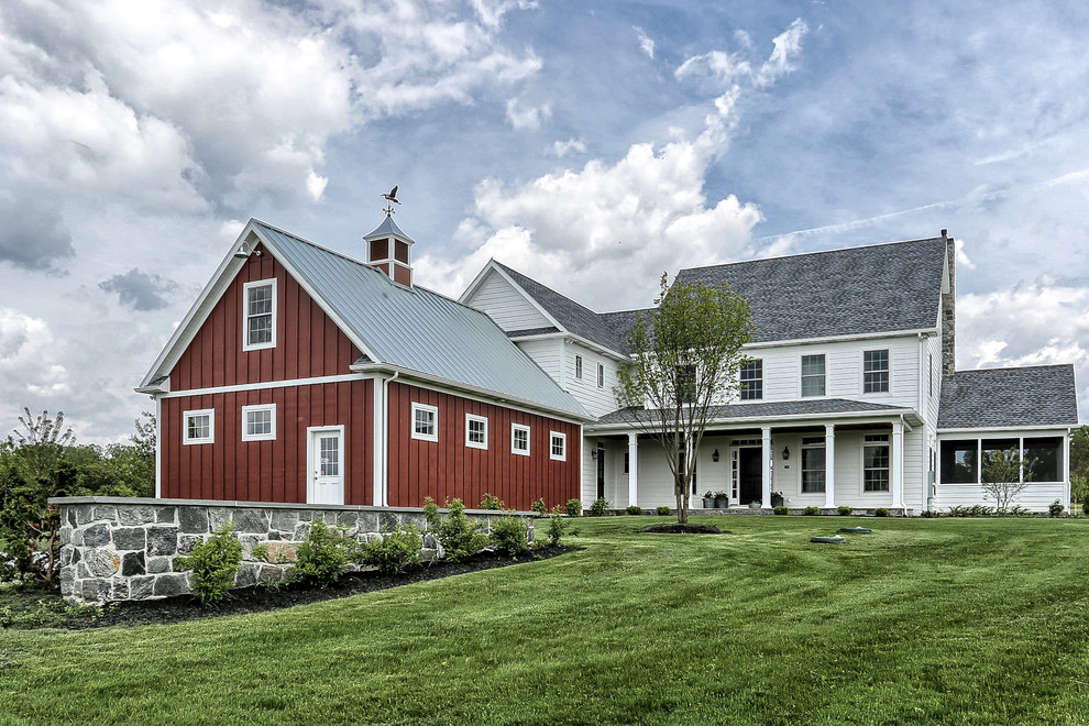 Country Farmhouse - Farmhouse - Exterior - Other - by Metzler Home ...