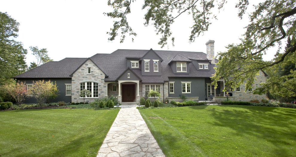 Country Home - Traditional - Exterior - Milwaukee - by Johnson Design ...