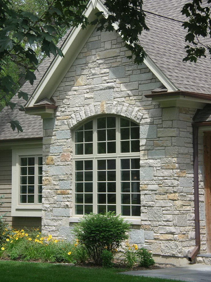 Country Manor Stone Veneer - Modern - Exterior - Detroit - by Capital ...