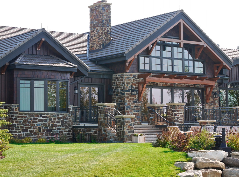 Country Timber Frame - Craftsman - Exterior - Calgary - by Lighthouse ...