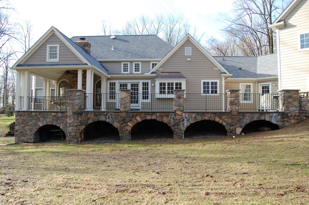 Cover Patio, Stone Arches - Traditional - Exterior - New York - by GTG ...