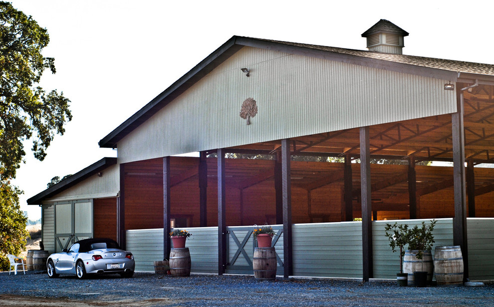 Covered Riding Arena - Traditional - Exterior - Sacramento - by DC ...