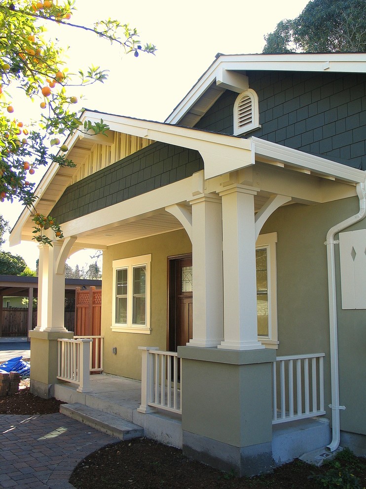 Craftsman bungalow front porch - Traditional - Exterior - San Francisco ...