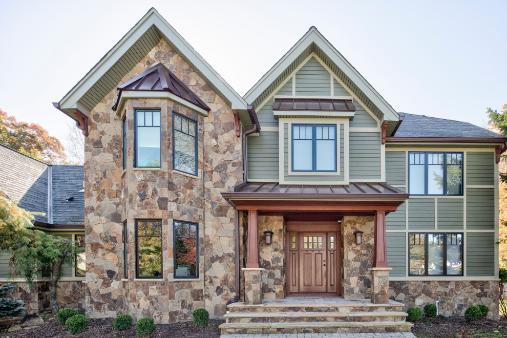Craftsman Colonial - Craftsman - Exterior - New York - by Creative ...