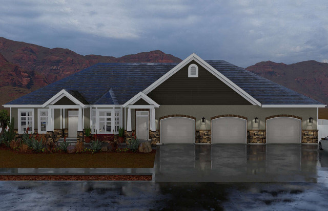 Craftsman House Plan 2802-00071 - Craftsman - Façade - Atlanta - par ... Craftsman House Plan 2802-00071 - Craftsman - Façade - Atlanta - par ...