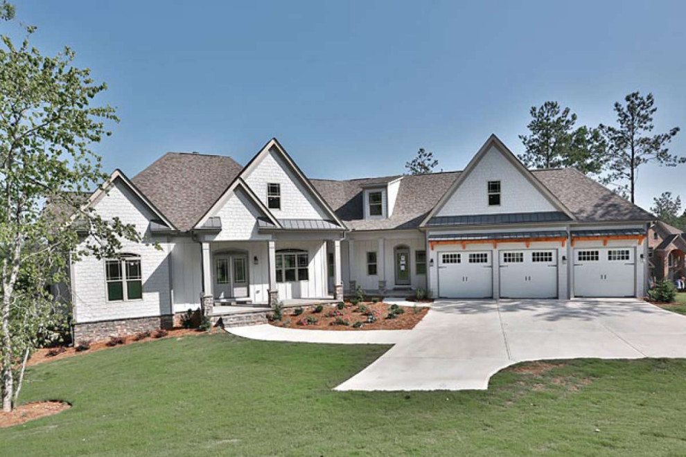 Craftsman House Plan 6082-00006 - Craftsman - Exterior - Atlanta - by ...