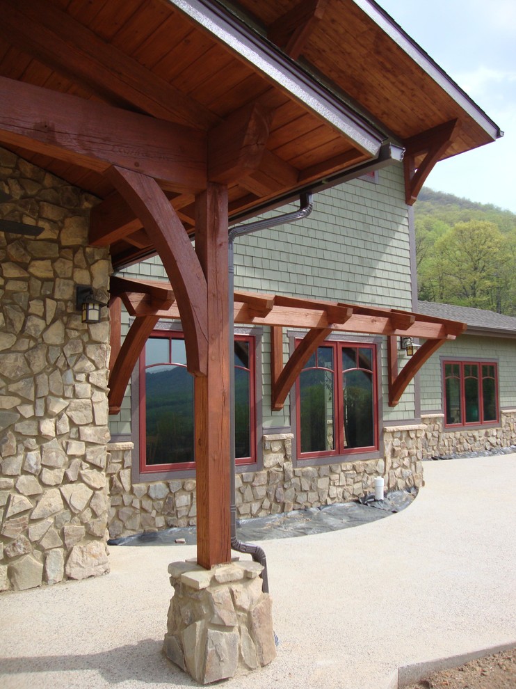 Craftsman-Style Timber Frame - Smith Mountain Lake, Roanoke, Virginia ...