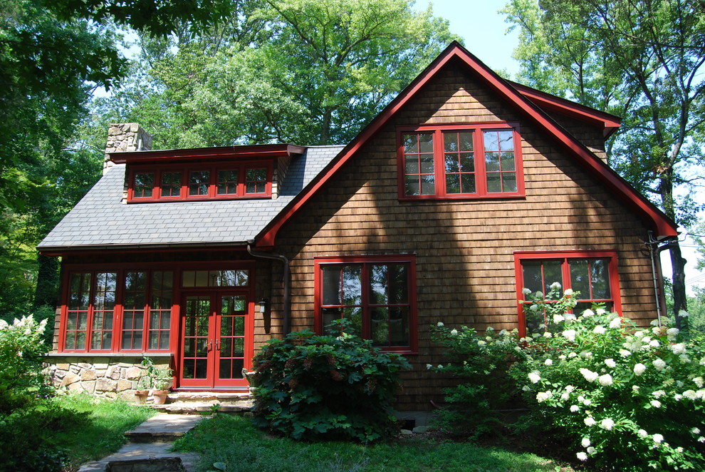 Craftsman Sunroom at Noon with Master Suite Above - Craftsman ...