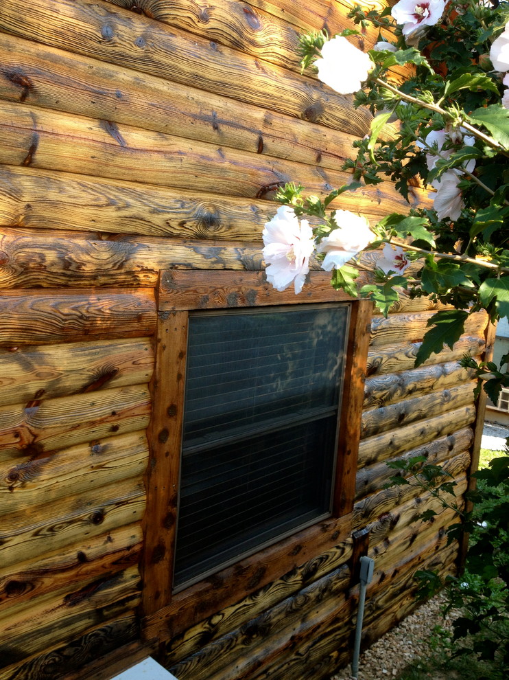 Creating A Custom Rustic Luxe Exterior Finish - Rustic - Exterior ...