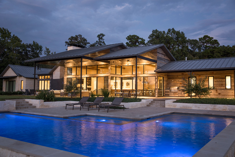 Cross Pines Ranch - Contemporary - Exterior - Dallas - by Landvisions ...
