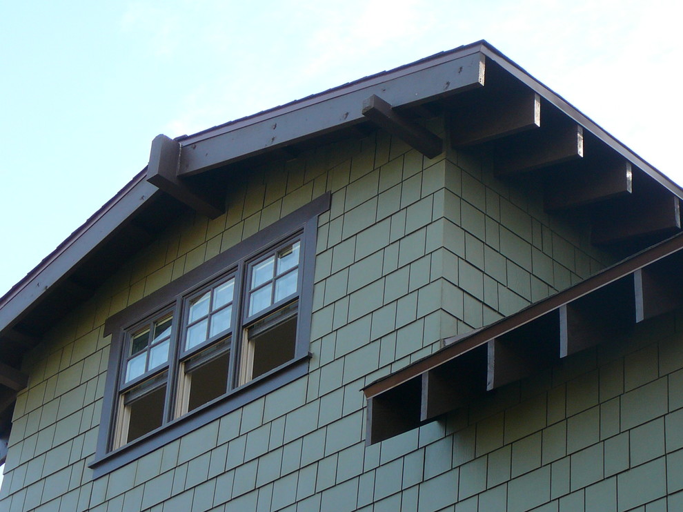Culver City Craftsman - Low Pitched Front Gable Detail - Craftsman ...