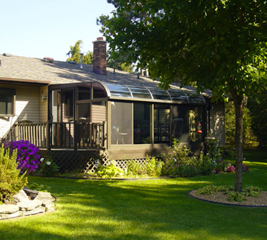 Curved Eave Roofs - Traditional - Exterior - Baltimore - by SUNQUEST ...