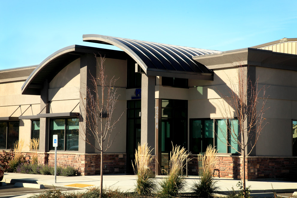 Curved Metal Roofing with Radius - Traditional - Exterior - Denver - by ...