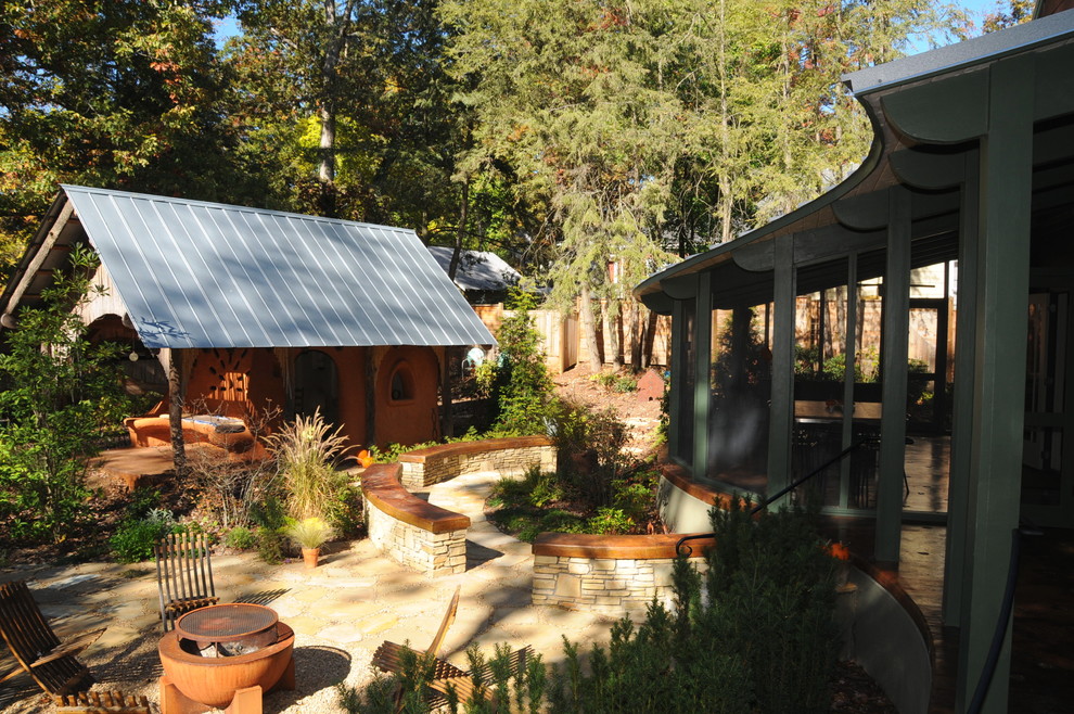 Curved Porch Addition - Contemporary - Exterior - Other - by Diana ...