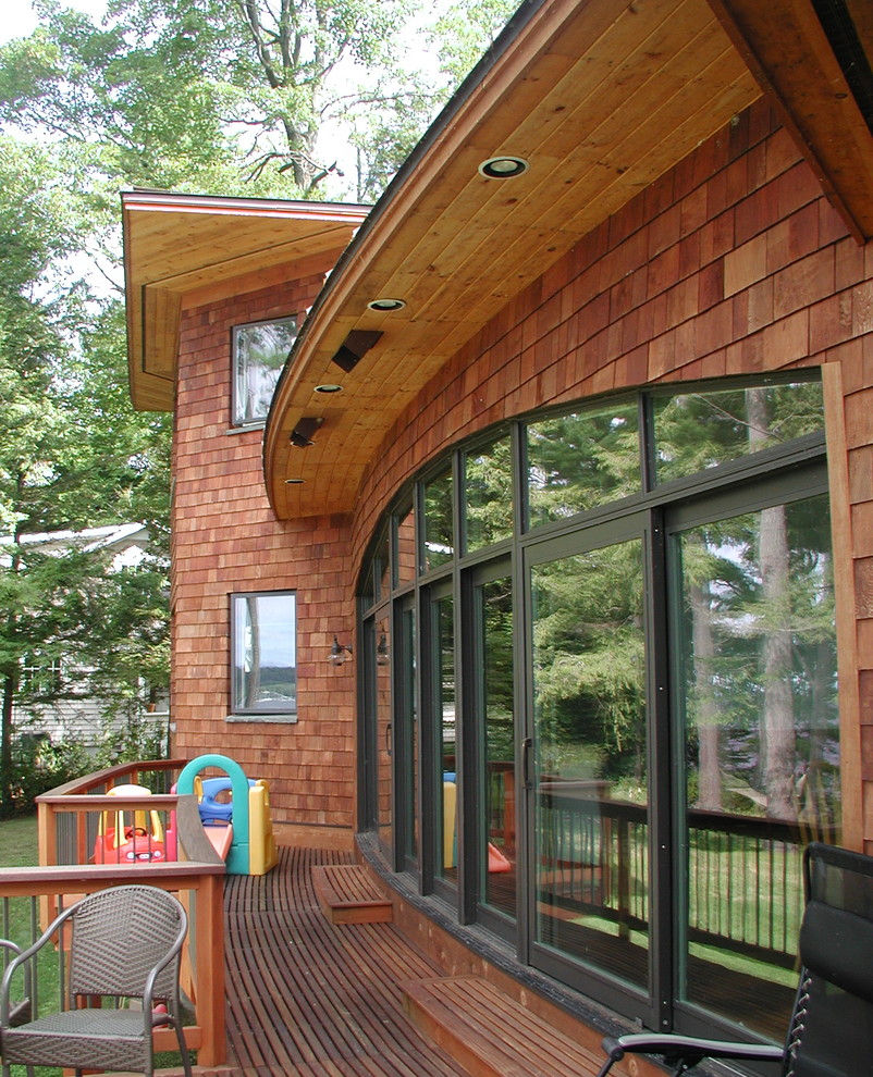 Curved wall arch - Contemporary - Exterior - Burlington - by G V V ...