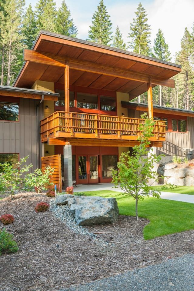 Custom Adult Family Home - Rustic - Exterior - Seattle - by Timberwood ...