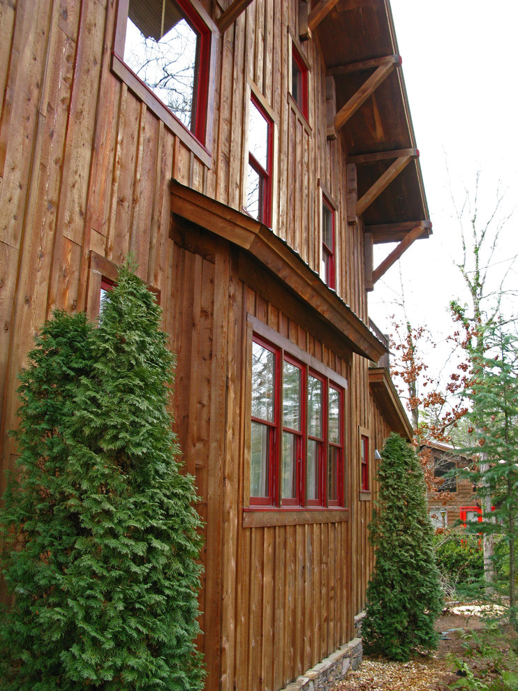 Custom build lake cabin - Rustic - Exterior - Atlanta - by VV ...