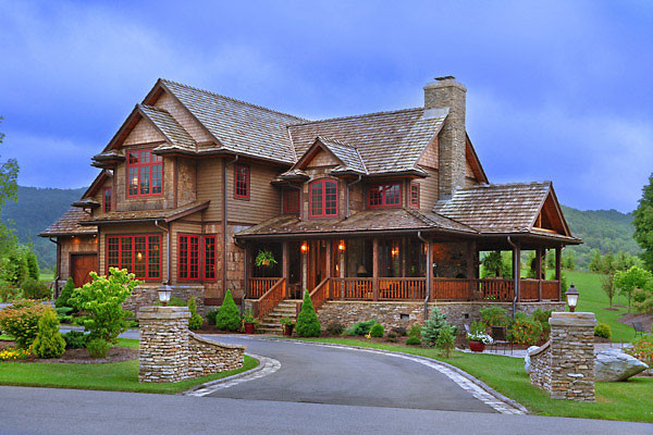 Custom Built Homes - Exteriors - Rustic - Exterior - Charlotte - by ...