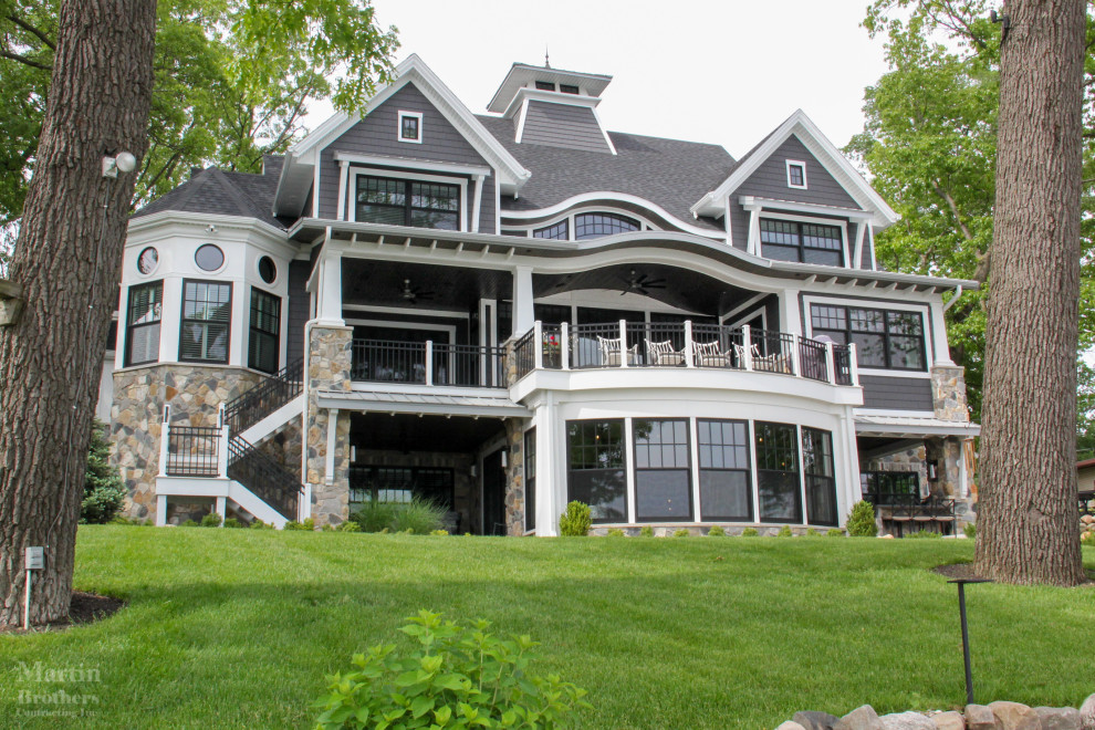 Custom Built Lake Home - Beach Style - Exterior - Other - by Martin ...