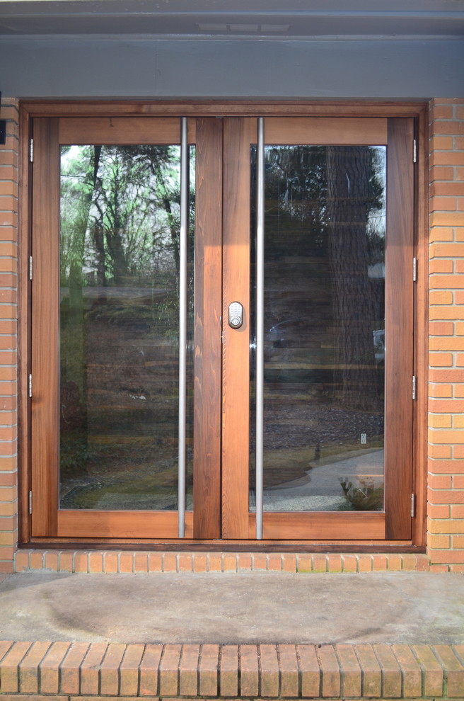 Custom Cedar Entry Door - Exterior - Atlanta - by Twochair Studio | Houzz
