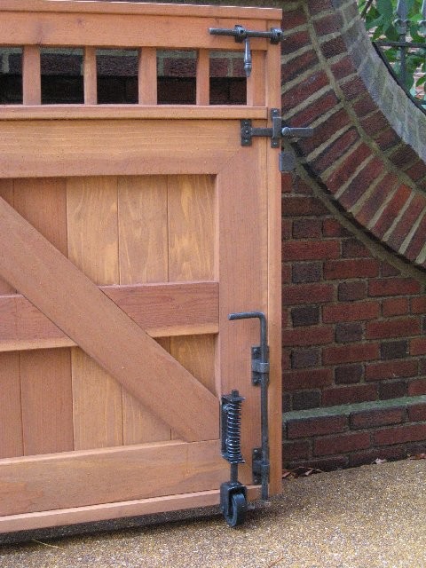Custom Cedar Side Gate - Large Side Closeup - Rustic - Exterior ...