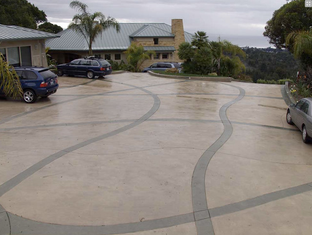 Custom Concrete Driveway - Modern - Exterior - San Francisco - by Tom ...