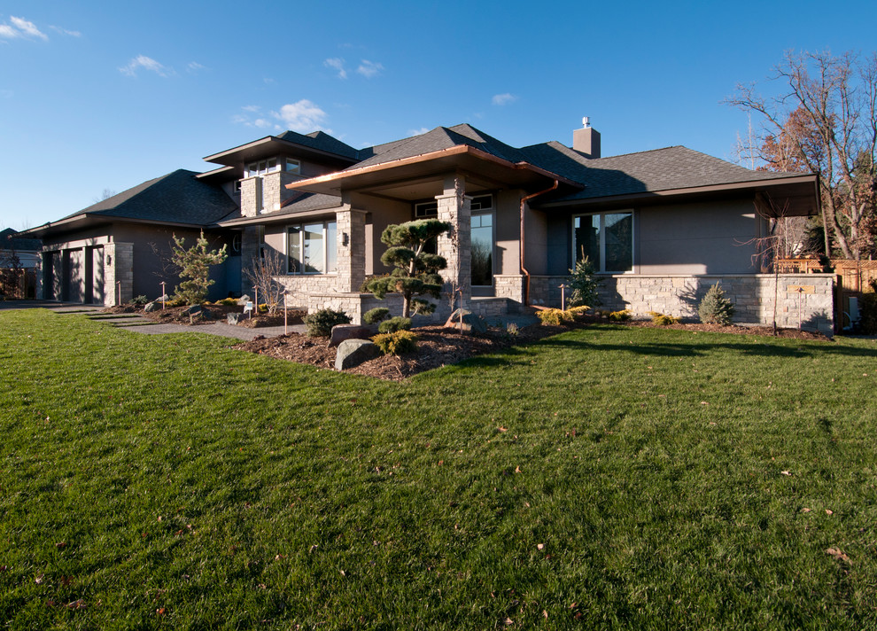 Custom Contemporary Home - Contemporary - Exterior - Minneapolis - by ...