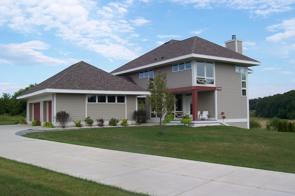 Custom Contemporary Home - Contemporary - Exterior - Milwaukee - by ...